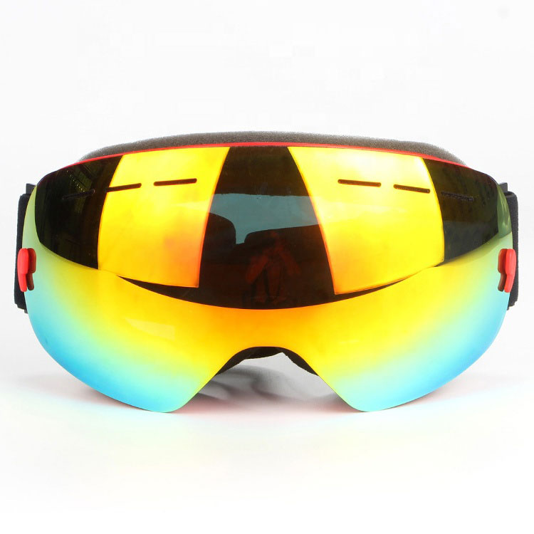 Custom ski goggles anti fog UV400 adjustable strap